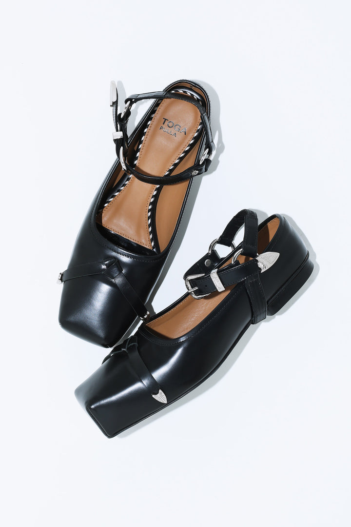SQUARE TOE STRAP BALLET – TOGA ONLINE STORE
