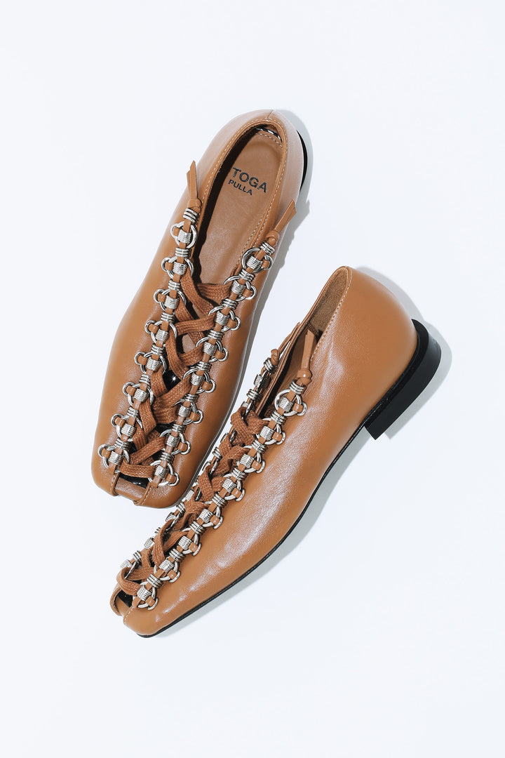 RING METAL LACE UP PUMPS – TOGA ONLINE STORE